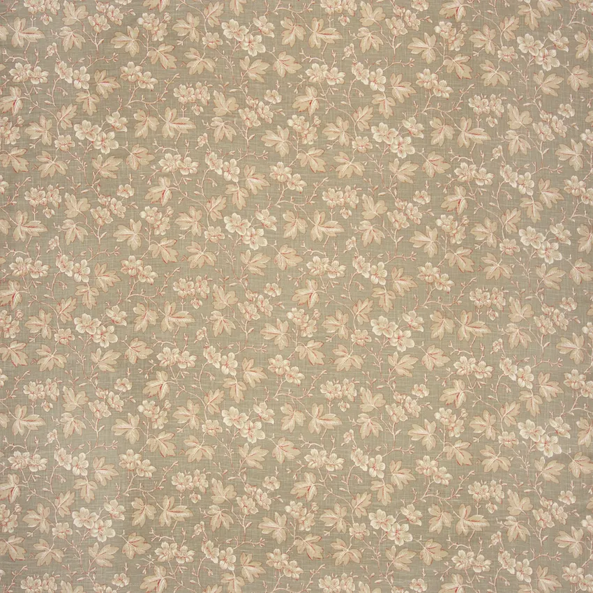 Moss Lt Green Floral Leaves Print Pattern Toile Prints Linen Prints ...