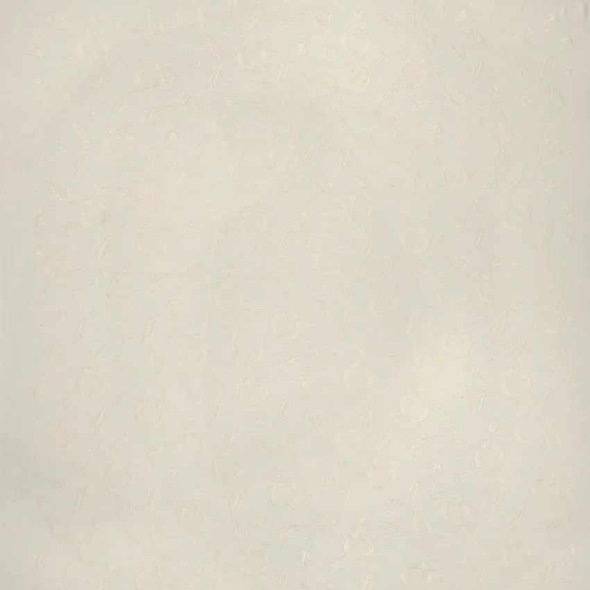 Parchment Off White Embroidery Floral Jacobean Crewels Drapery and ...