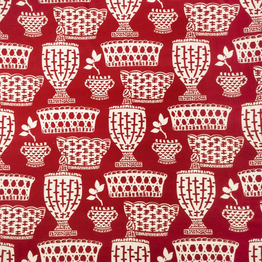Currant Red Novelty Contemporary Prints Multi Purpose Exclusive Drapery ...