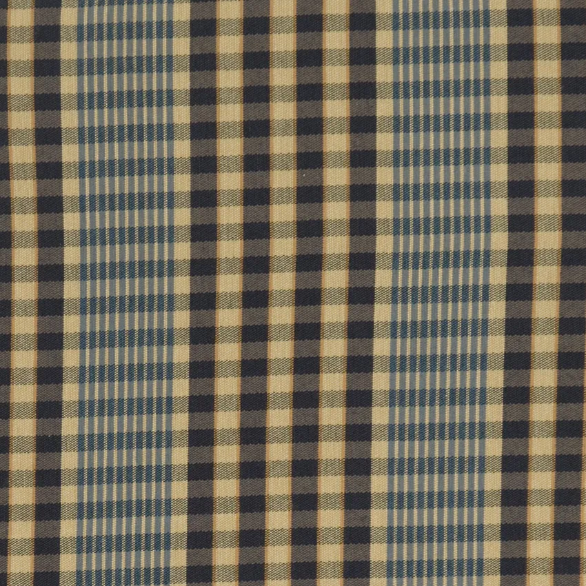 Federal Blue Check Wovens Upholstery Decorative Upholstery Fabric by ...