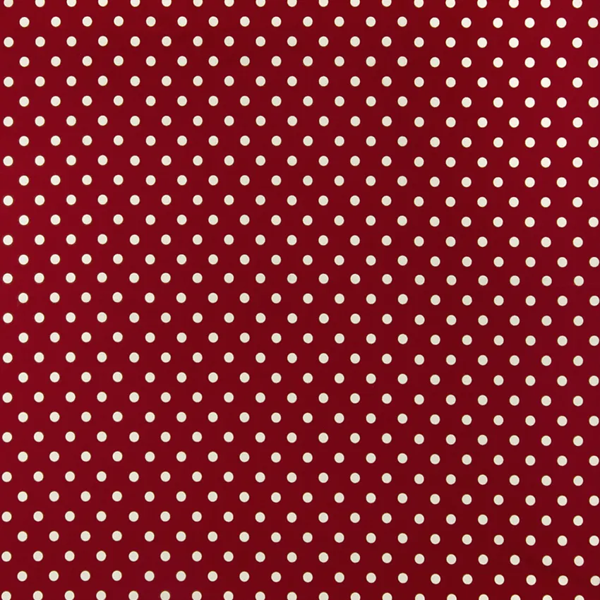 Red Juvenile Print Pattern Dots Prints Drapery and Upholstery Fabric by ...