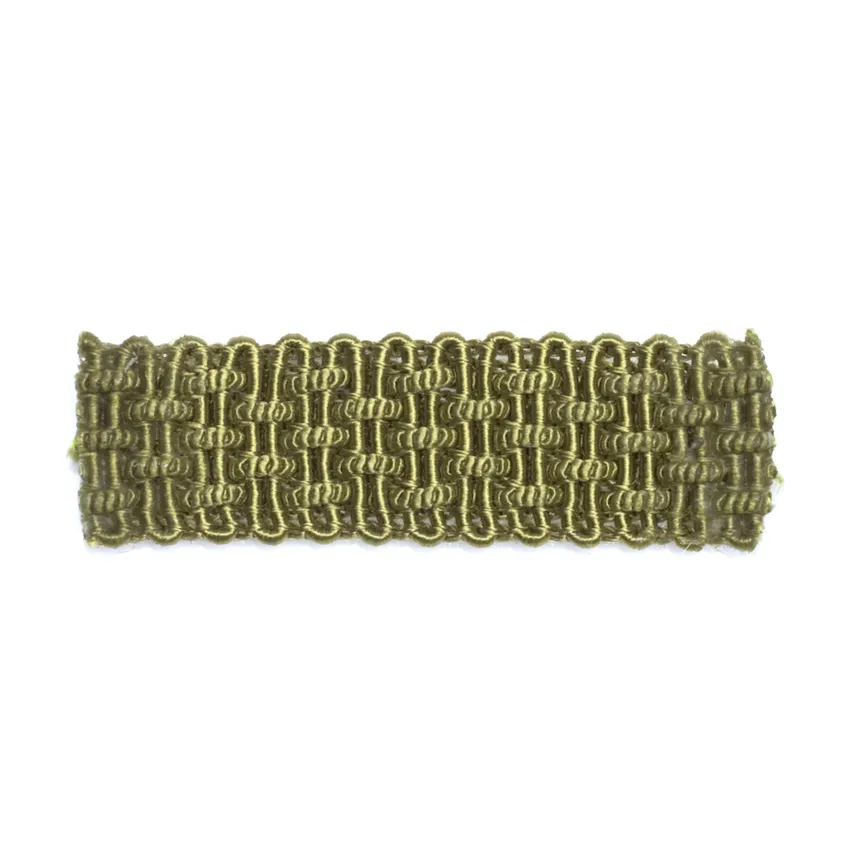 Key Lime Green Braids Upholstery Fabric by the Yard