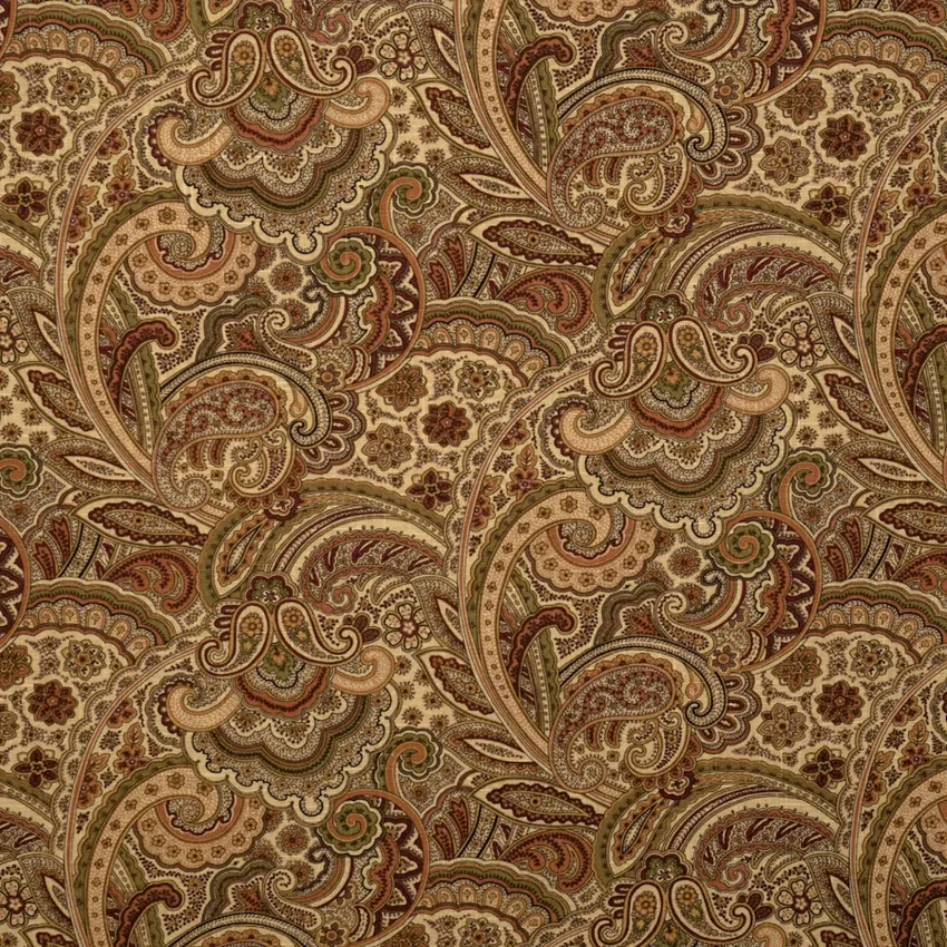 Wineberry Red Burgundy Paisley Print Pattern Prints Linen Prints Non ...