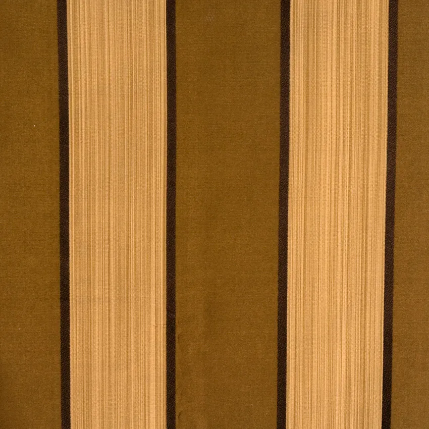 Chestnut Brown Stripes Silk Drapery and Upholstery Fabric by the Yard ...