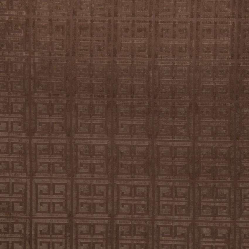 Hazelnut Brown Geometric Wovens Chenille Upholstery Decorative ...