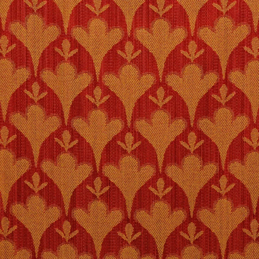 Begonia Gold Red Flamestitch Nfpa 701 Fr Wovens Multi Purpose Flame ...