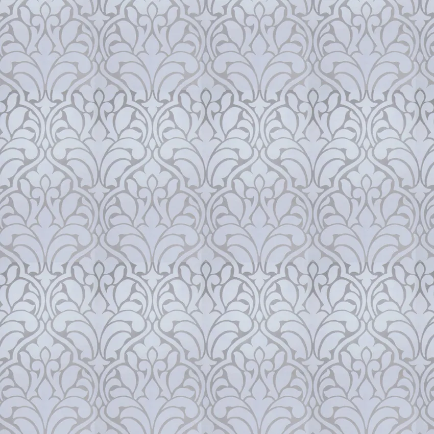 Sterling Grey Lt Blue Damask Fr One Nfpa 701 Fr Environment Plus Drapery and Upholstery Fabric ...