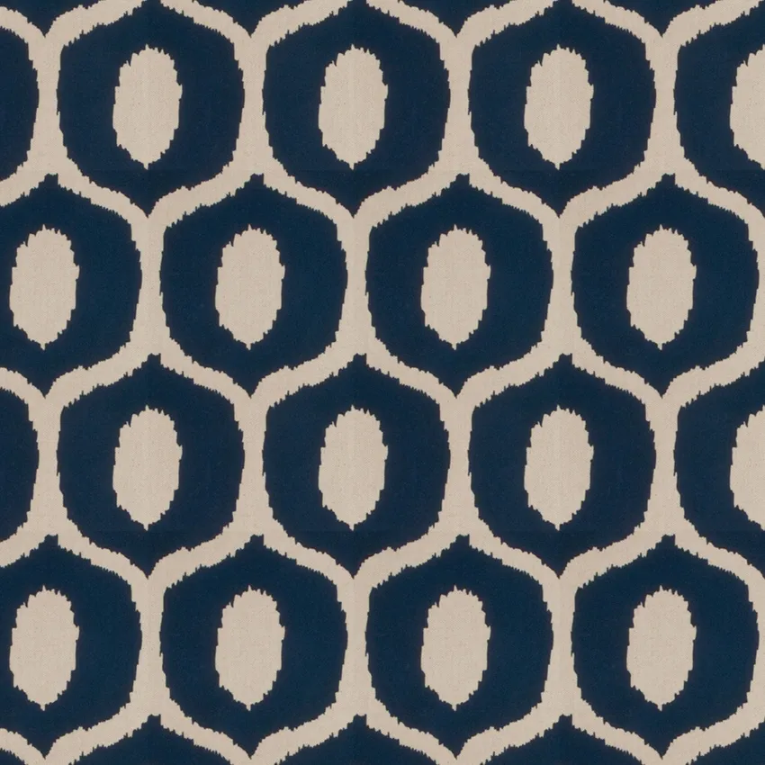 Royal Blue Print Pattern Contemporary Prints Non Converted Drapery and ...