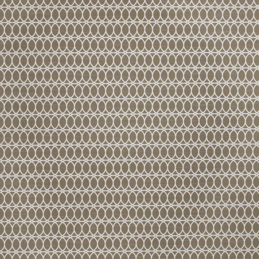 Taupe Geometric Prints Non Converted Drapery and Upholstery Fabric by ...