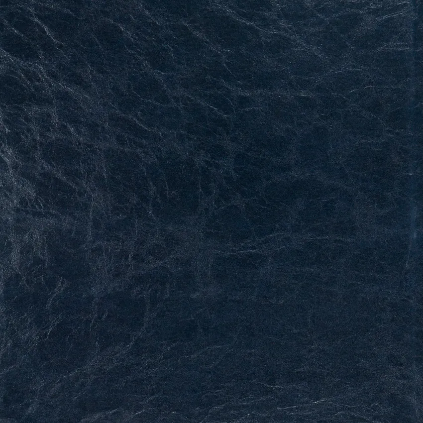 Marine Blue Solid Texture Plain Faux Leather Upholstery Fabric by the ...