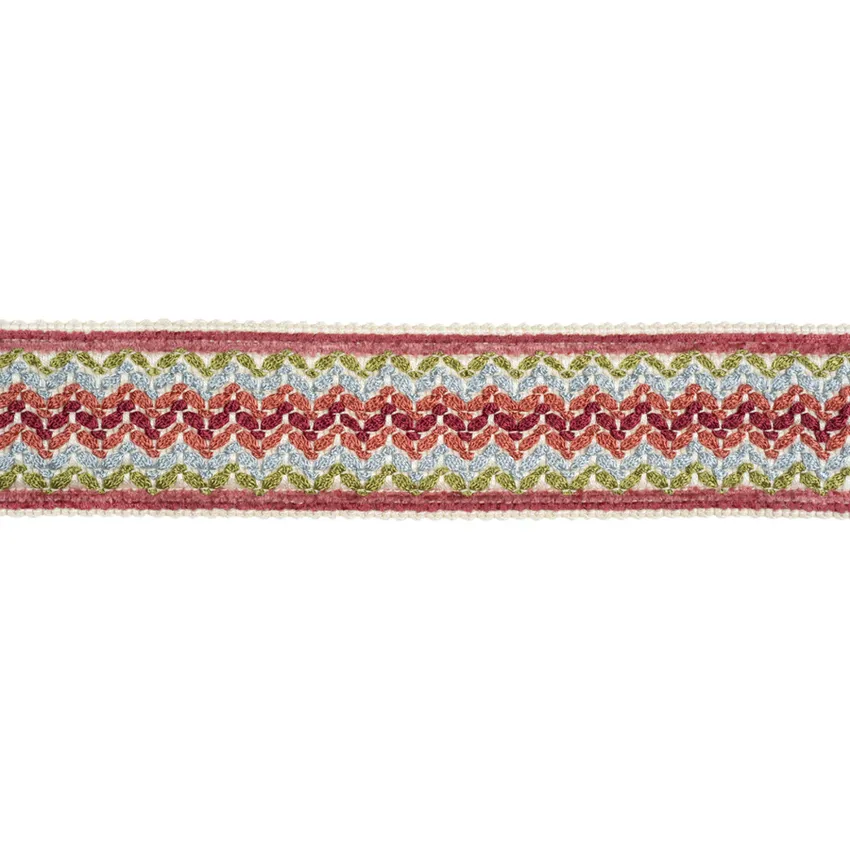 Samba Pink Braids Upholstery Fabric by the Yard