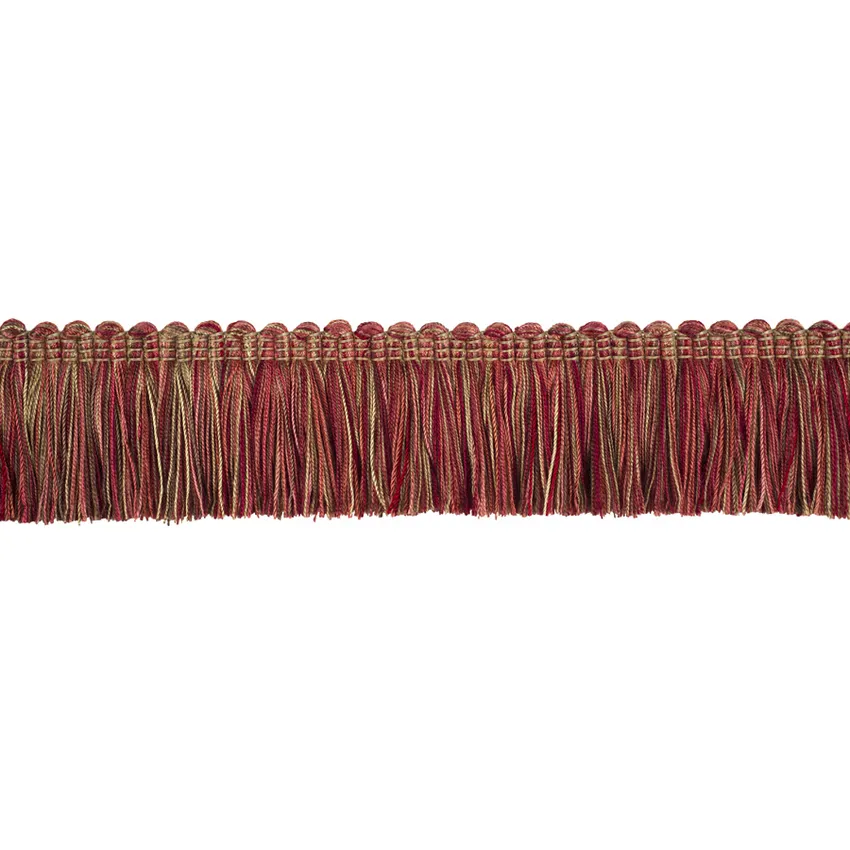 Raspberry Red Brush Upholstery Fabric by the Yard