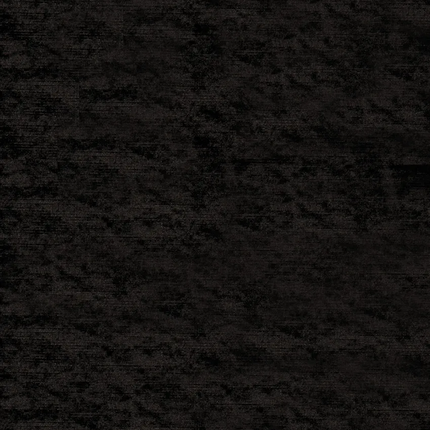 Caviar Black Solid Velvet Upholstery Fabric by the Yard