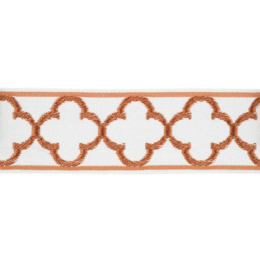 Orange Braids Upholstery Fabric by the Yard