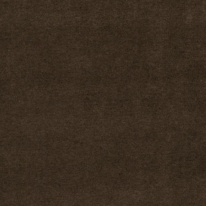 Chocolate Brown Solid Texture Plain Velvet Upholstery Fabric by the Yard