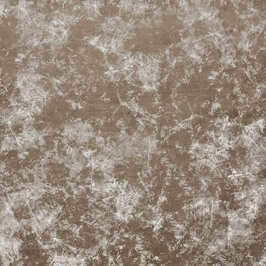 Plaza Linen Metallic Off White Print Pattern Contemporary Velvet ...