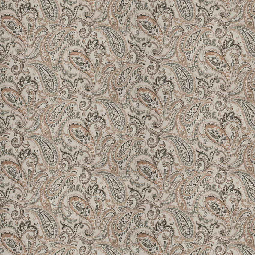 Topaz Linen Bronze Off White Jacquard Pattern Contemporary Wovens ...