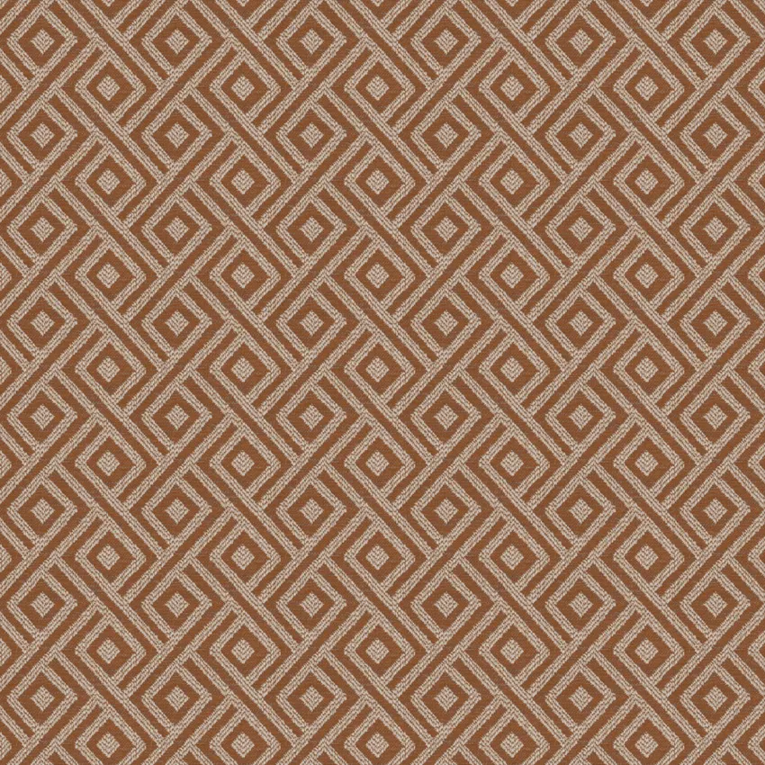 Copper Beige Bronze Geometric Jacquard Pattern Contemporary Wovens ...