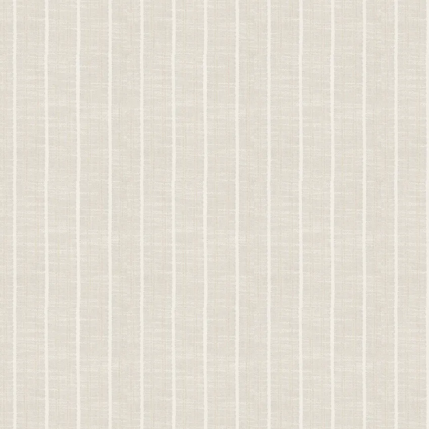 Ivory Off White Stripes Casements Narrow Non Converted Drapery and ...