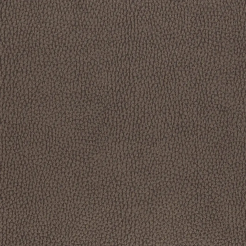 Nut Brown Solid Texture Plain Faux Leather Upholstery Fabric by the Yard