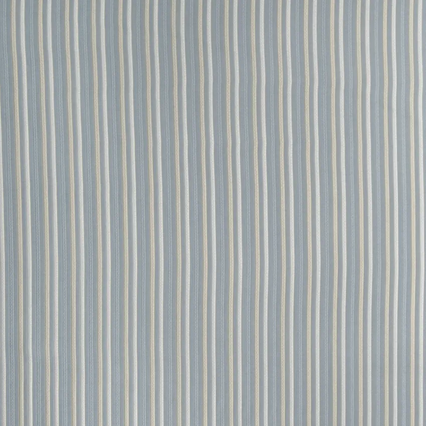 Capri Aqua Stripes Wovens Drapery and Upholstery Fabric by the Yard