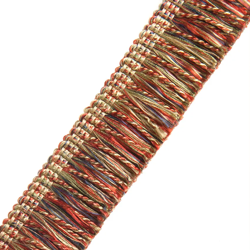 Poppy Field Red Multi Color Brush Upholstery Fabric by the Yard T2449 ...