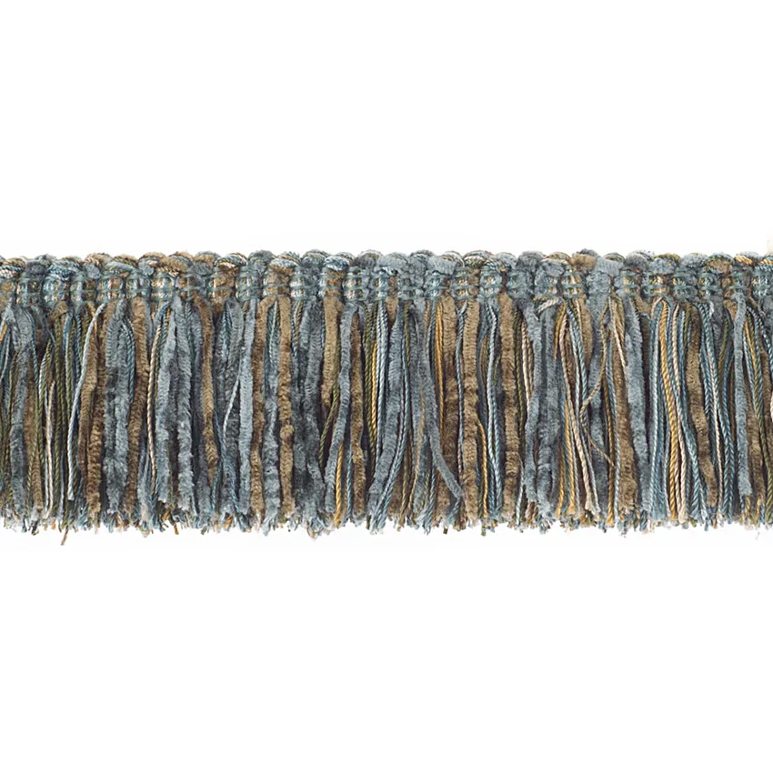 Verdigris Blue Green Aqua Brush Upholstery Fabric by the Yard