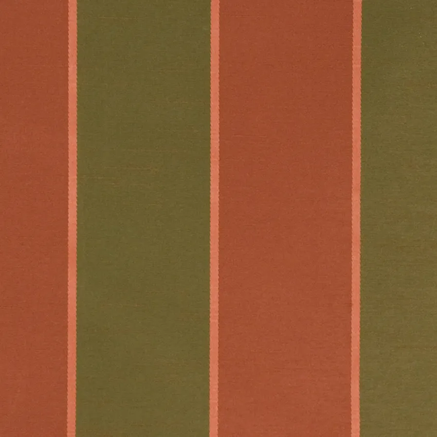 Brick Green Red Stripes Wovens Multi Purpose Non Converted Drapery and ...