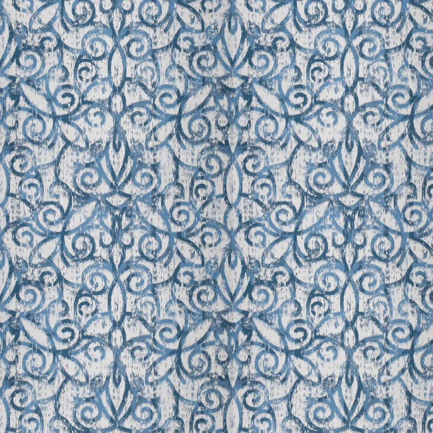 Delft Blue Global Wovens Multi Purpose Non Converted Drapery and ...