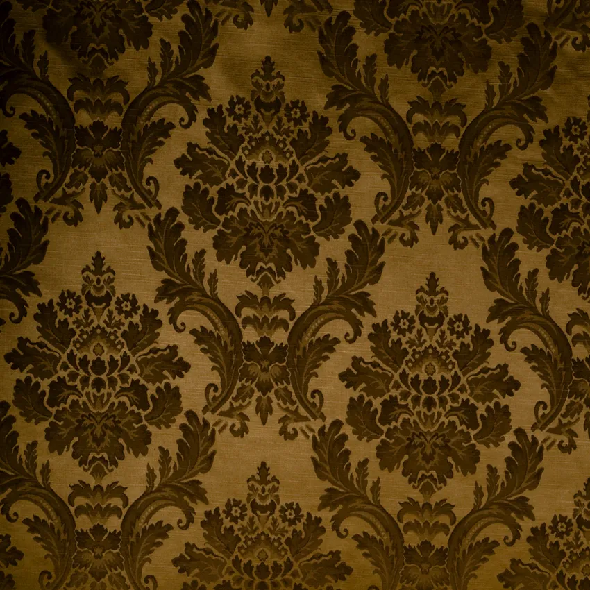 Brandy Brown Damask Wovens Multi Purpose Non Converted Drapery and ...