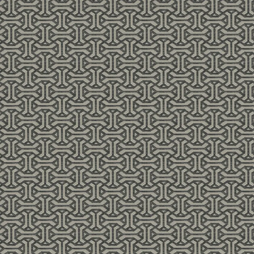 Flint Grey Geometric Lattice Wovens Chenille Multi Purpose Non ...