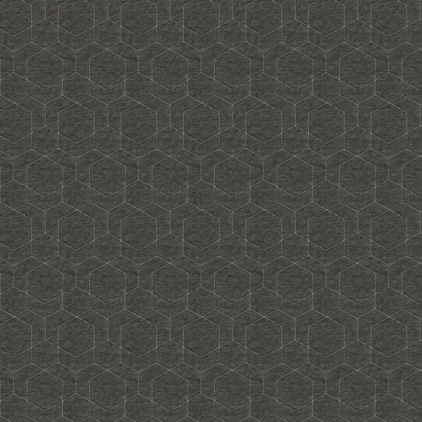 Charcoal Grey Geometric Contemporary Velvet Upholstery Fabric by the ...