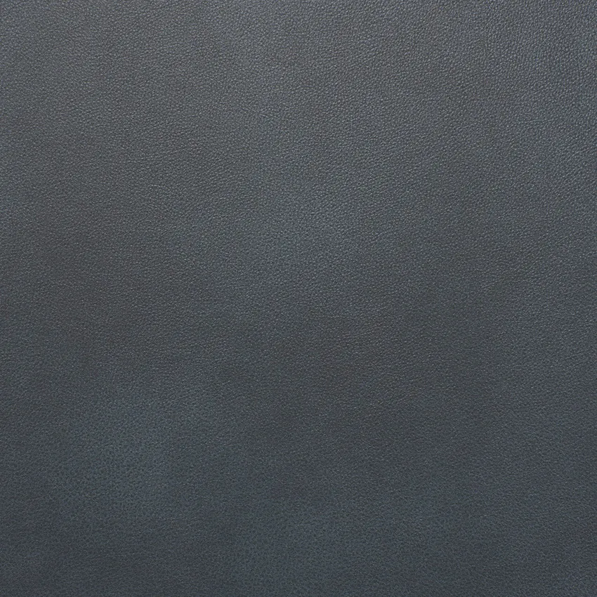 Lapis Blue Solid Texture Plain Faux Leather Upholstery Fabric by the Yard