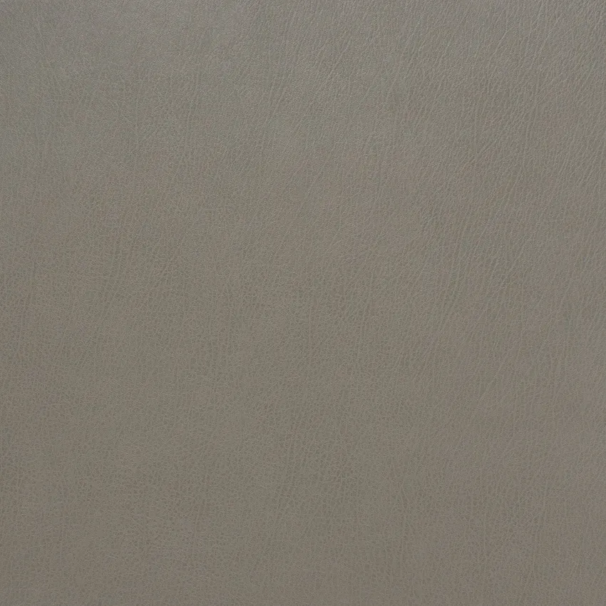 Haze Grey Solid Texture Plain Faux Leather Upholstery Fabric by the Yard