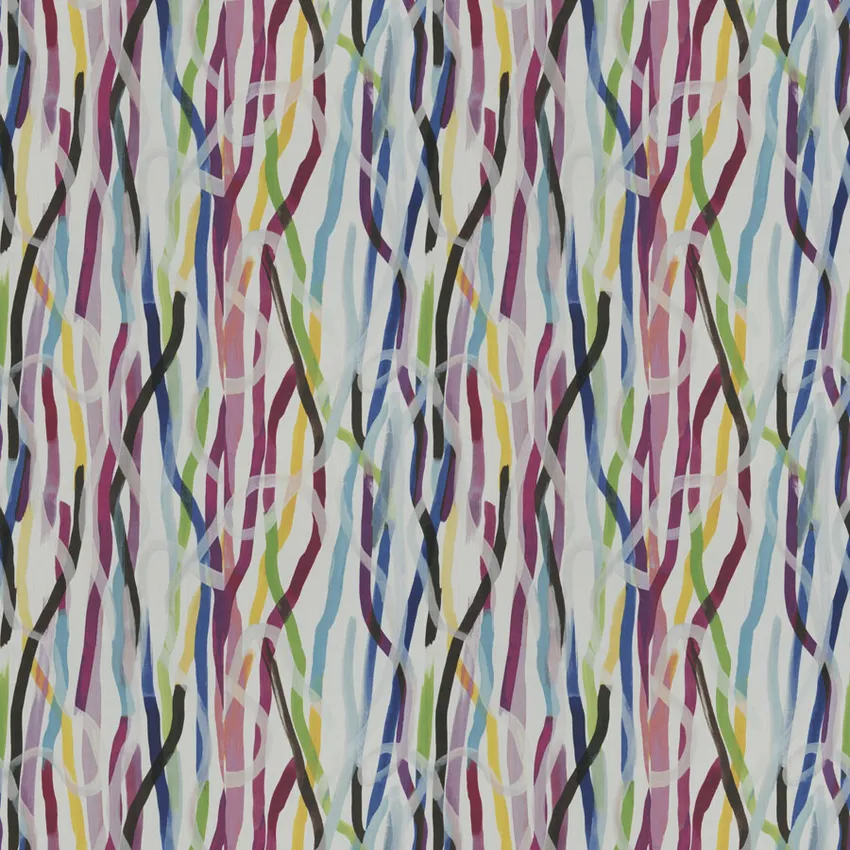 Rainbow Pink Multi Color Print Pattern Contemporary Prints Non ...