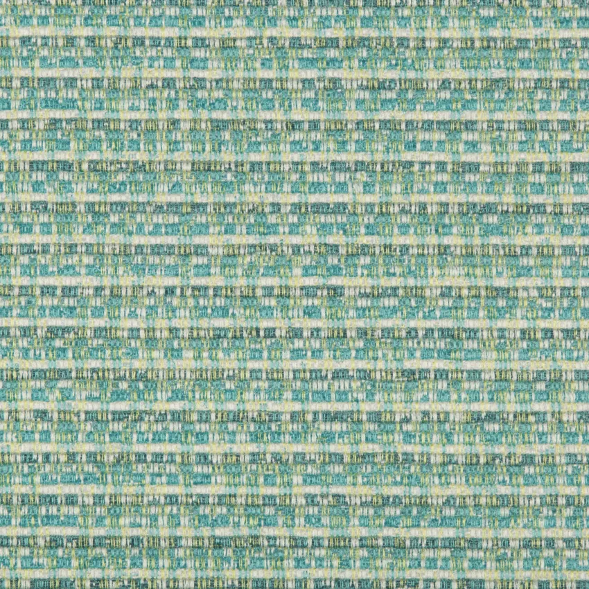 Turquoise Teal White Ottoman Texture Upholstery Fabric by the Yard
