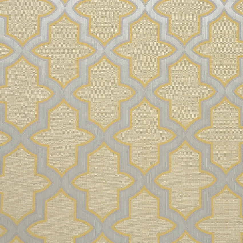 Sunglow Gray and Metallic Contemporary Woven Upholstery Fabric by the Yard