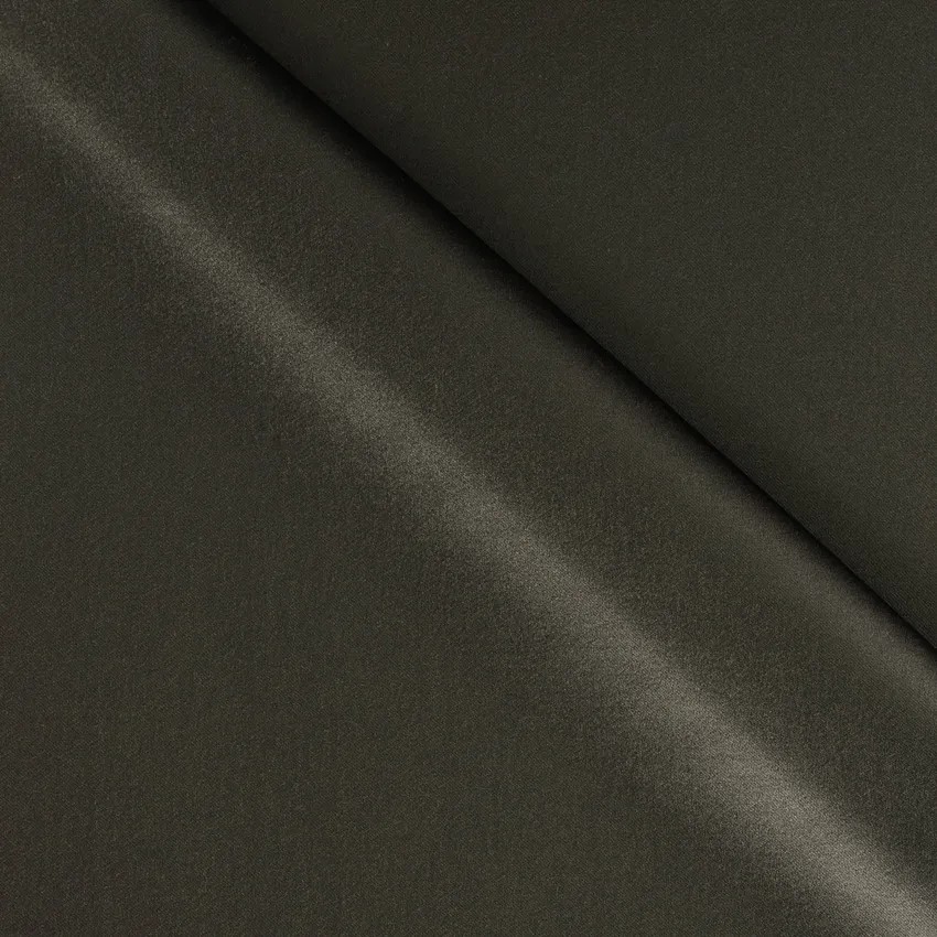 Graphite Gray Solid Satin Upholstery Fabric by the Yard