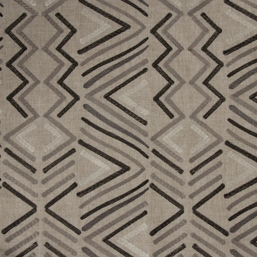 Graphite Brown Geometric Multi Purpose Upholstery Fabric by the Yard ...