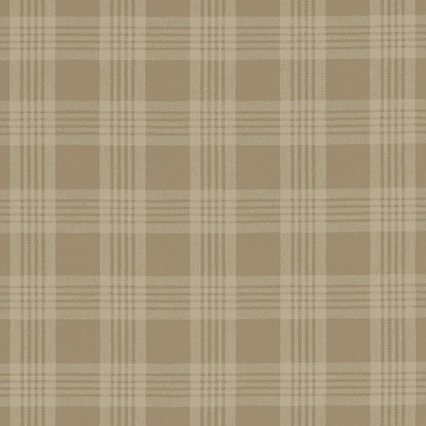 Oat Brown Plaid Print Drapery and Upholstery Fabric by the Yard M4111 ...