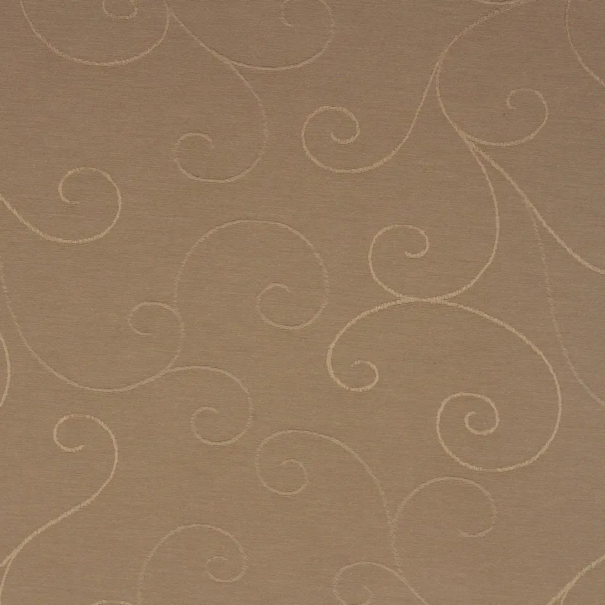 Opal Neutral Scrollwork Damask Drapery and Upholstery Fabric by the Yard