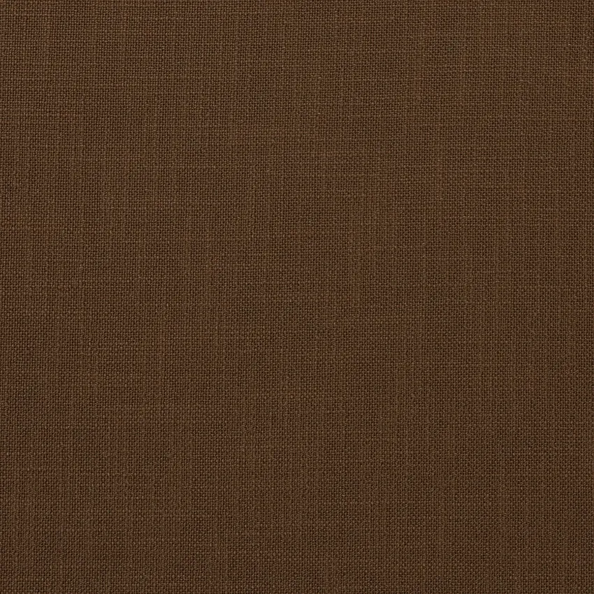 Havana Brown Solid Linen Drapery and Upholstery Fabric by the Yard