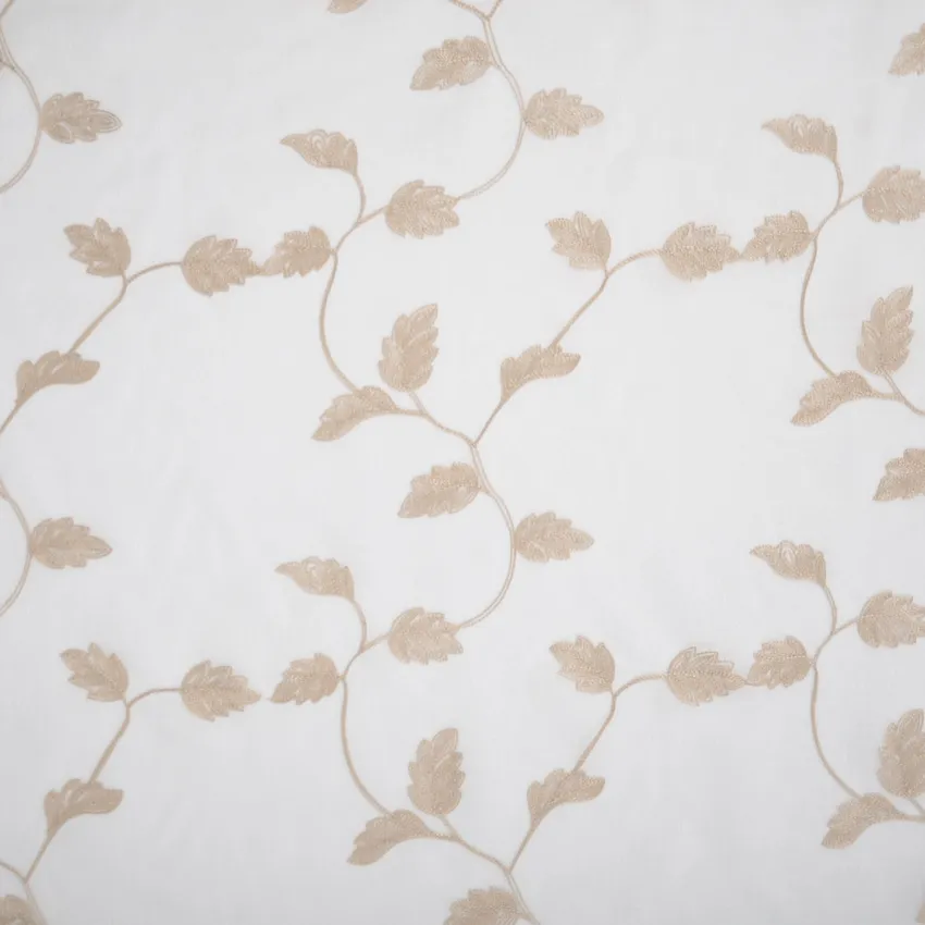 Latte Brown and Neutral Drapery and Upholstery Fabric by the Yard