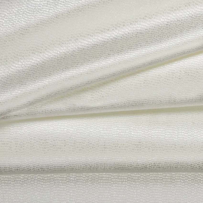 Off White Metallic and Off White Solid Upholstery Fabric by the Yard