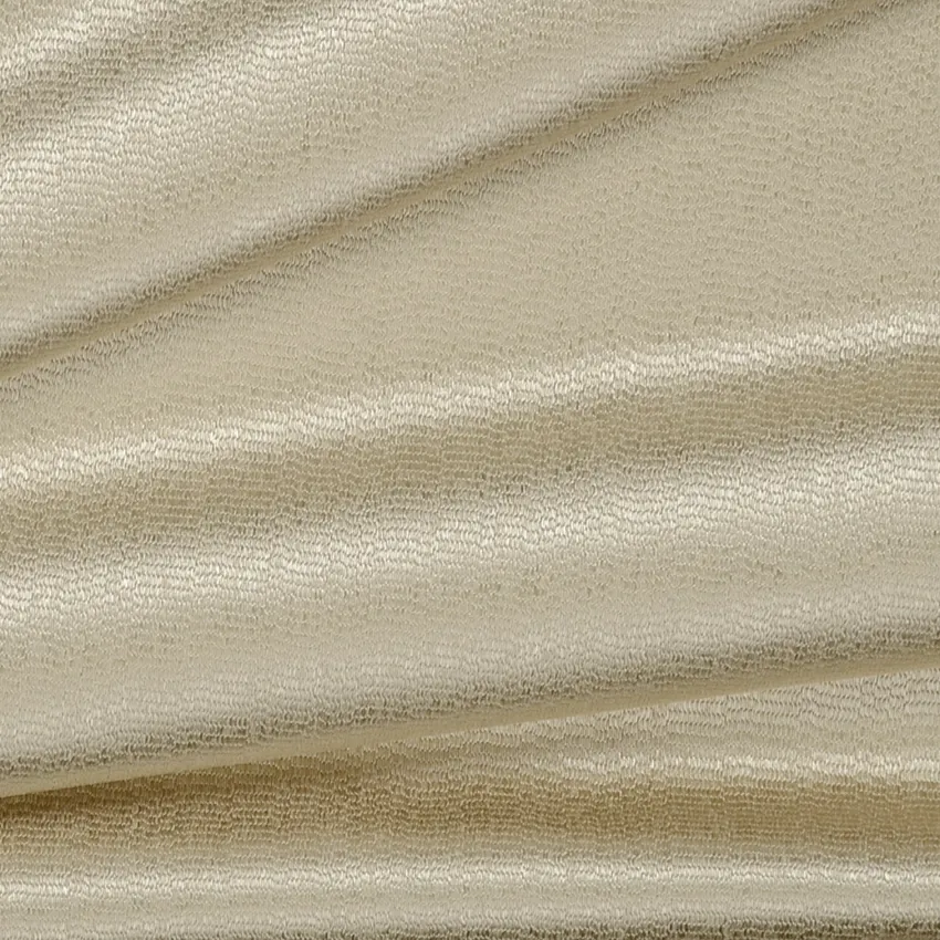 Bone Metallic and Beige Solid Upholstery Fabric by the Yard