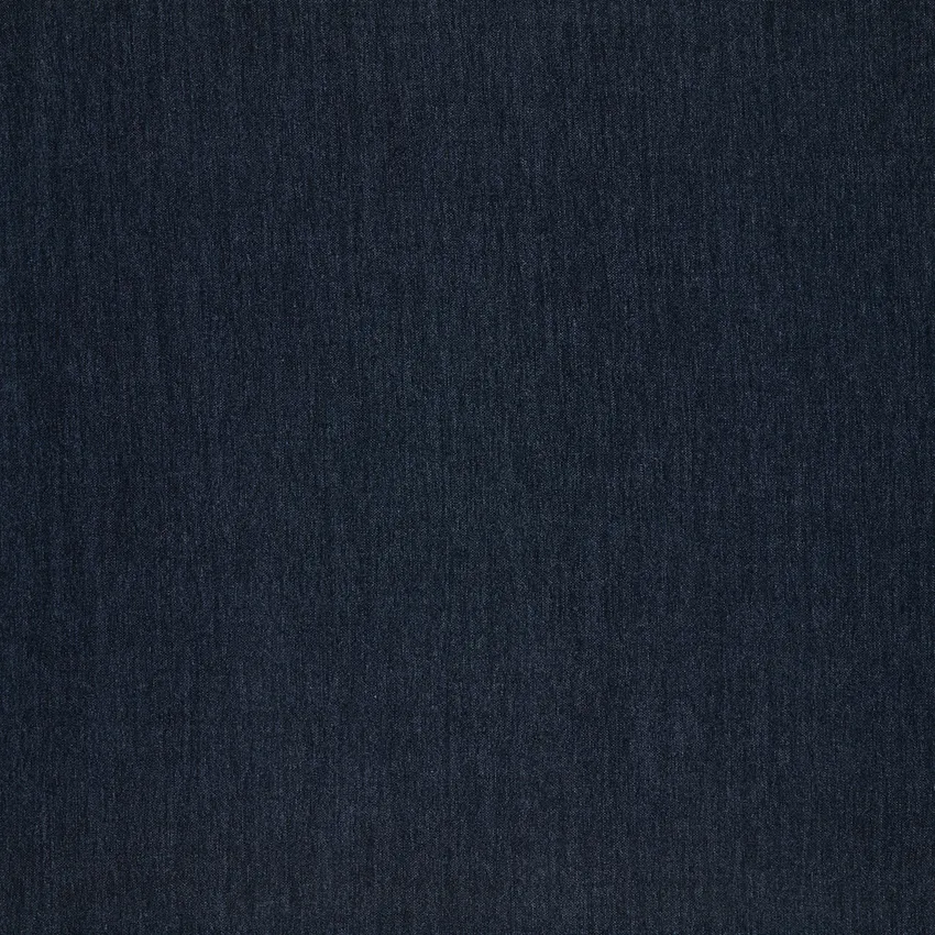Indig Blue Solid Velvet Upholstery Fabric by the Yard