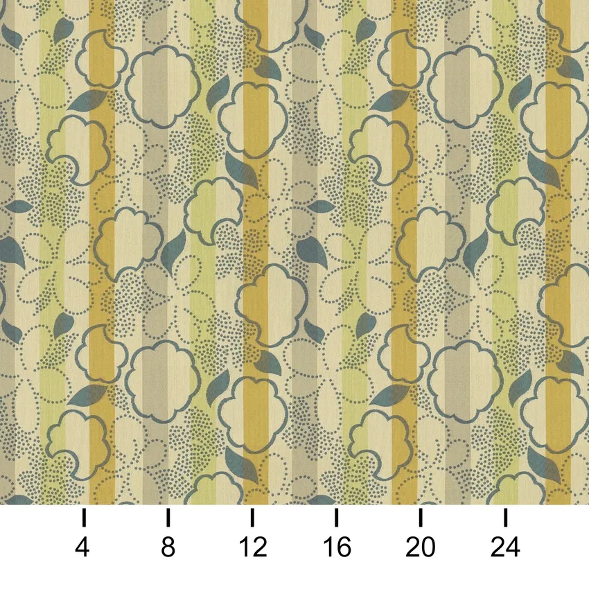 Oops A Daisy Shasta Brown and Tan Curvilinear Woven Upholstery Fabric ...