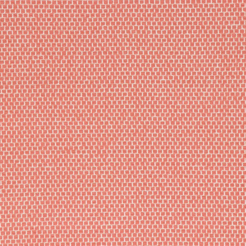 Coral Orange and Coral Solid Basketweave Upholstery Fabric by the Yard