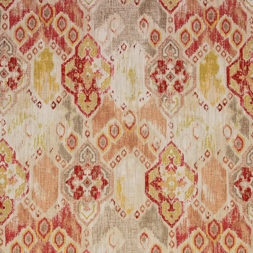 Adobe Reds Ethnic Print Drapery and Upholstery Fabric by the Yard E6346 ...