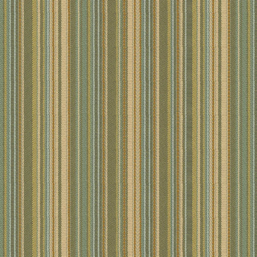 Tour Moss Green and Green Stripe Woven Upholstery Fabric by the Yard